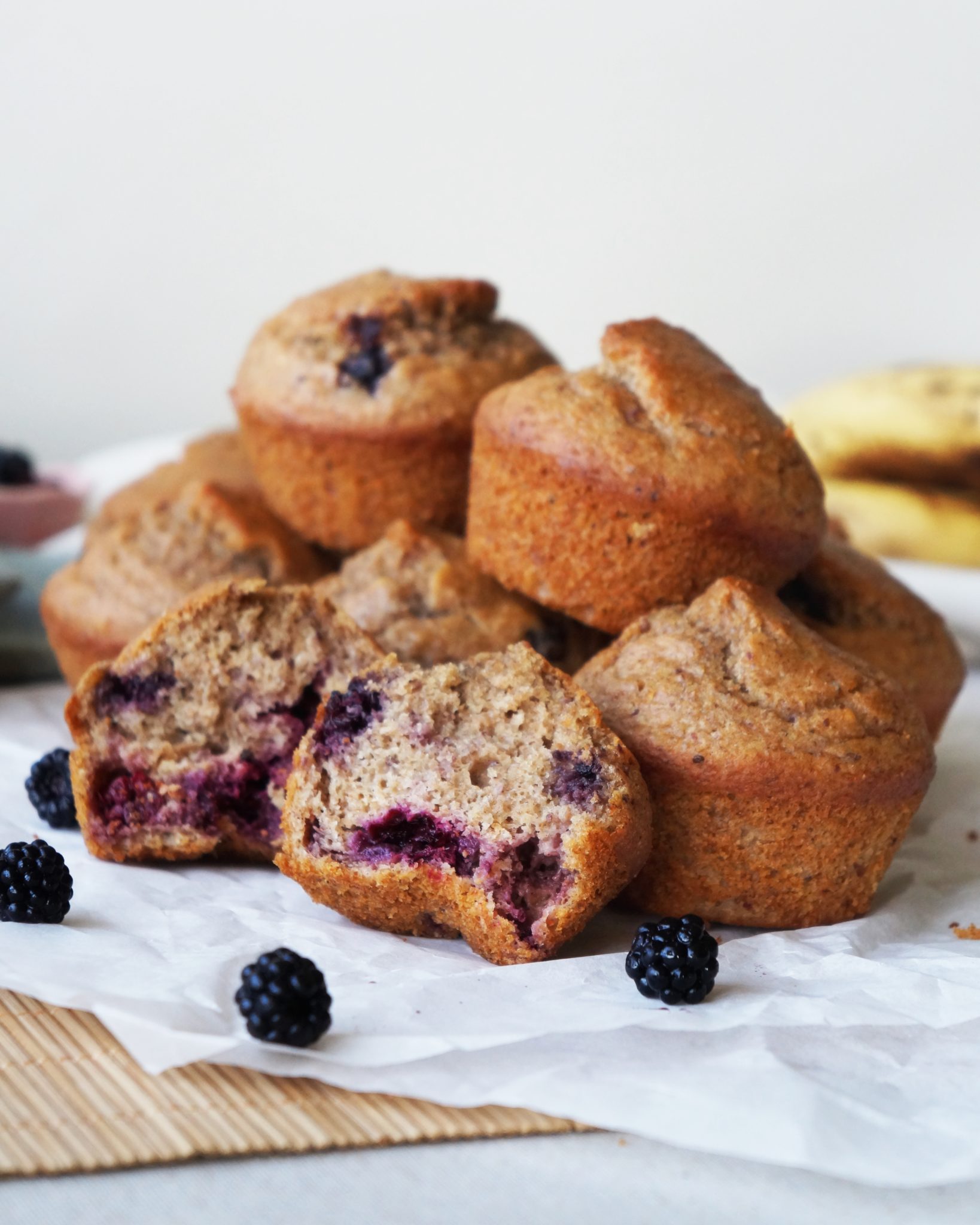 Vegan No Sugar Muffins【Recipe】 - Earthy Maite