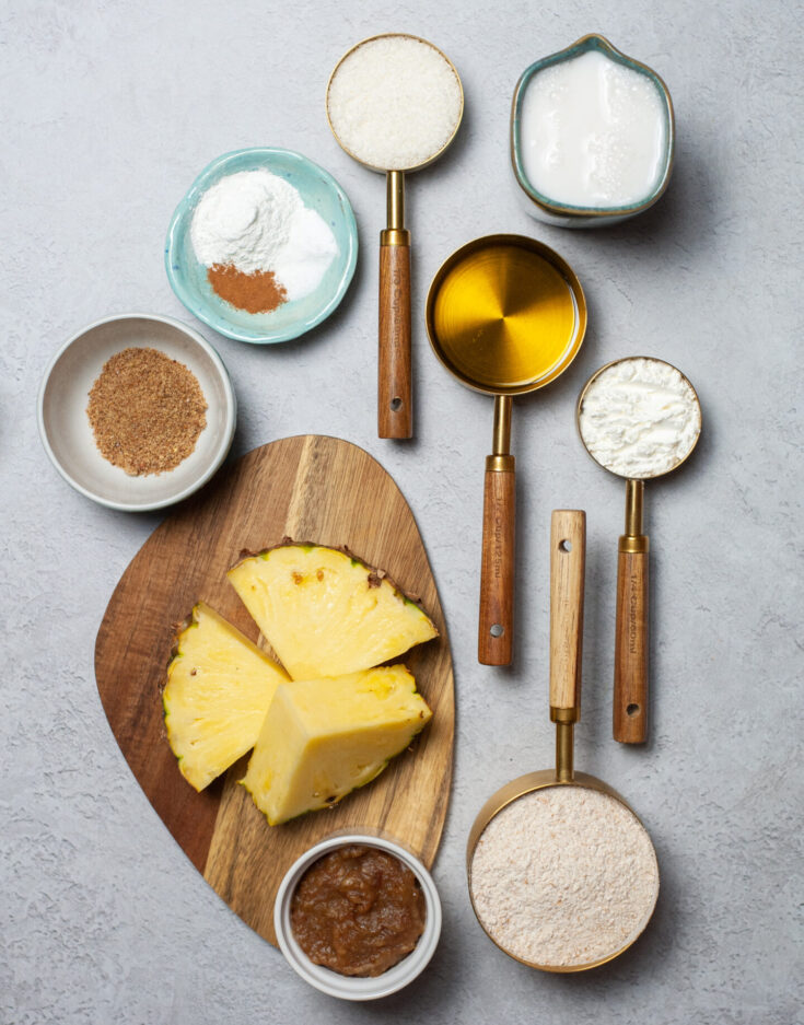 Vegan Pineapple and Coconut Spring Cake | Naturally Sweetened